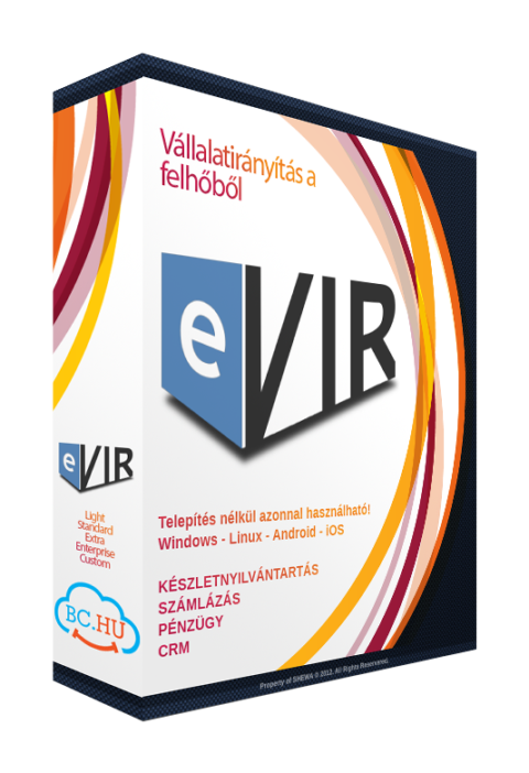 eVIR Elektronikus Vállalatirányítási Információs Rendszer - BC.HU Kft.